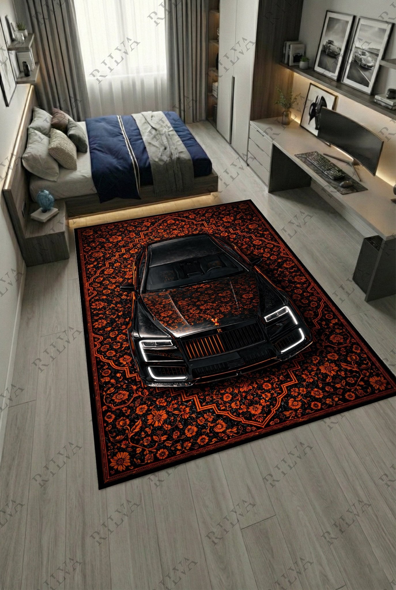 Rolls Royce Cullinan Mansory - Persian Style Floor Rug – Rilva Design